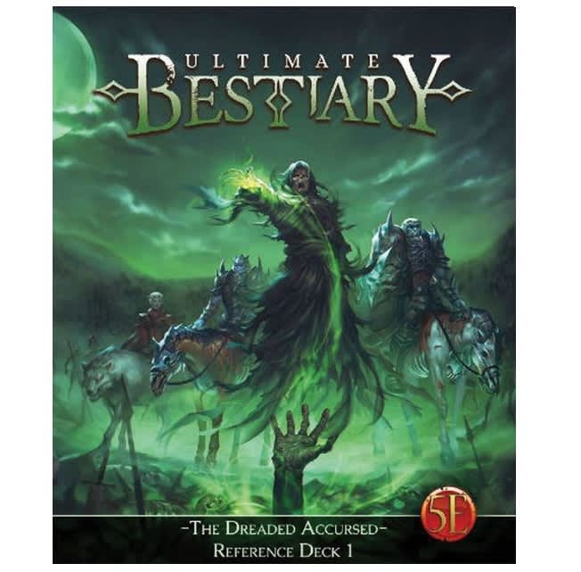 DnD 5E: Ultimate Bestiary Deck – The Dreaded Accursed Reference Deck 1 ...