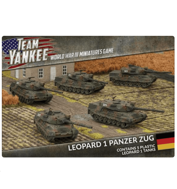 Team Yankee: West German – Leopard 1 Panzer Zug – Dice Age Games