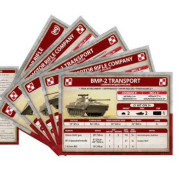Team Yankee: Polish – Unit Cards (31 Cards) – Dice Age Games