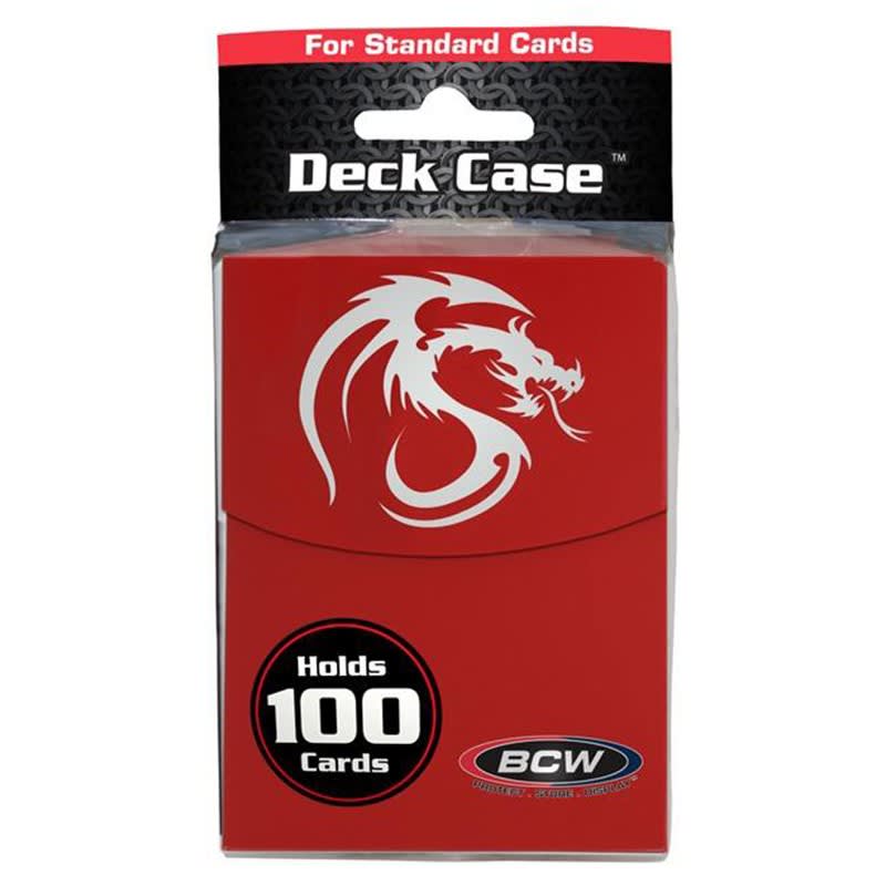 BCW: Deck Box (100) – Red – Dice Age Games