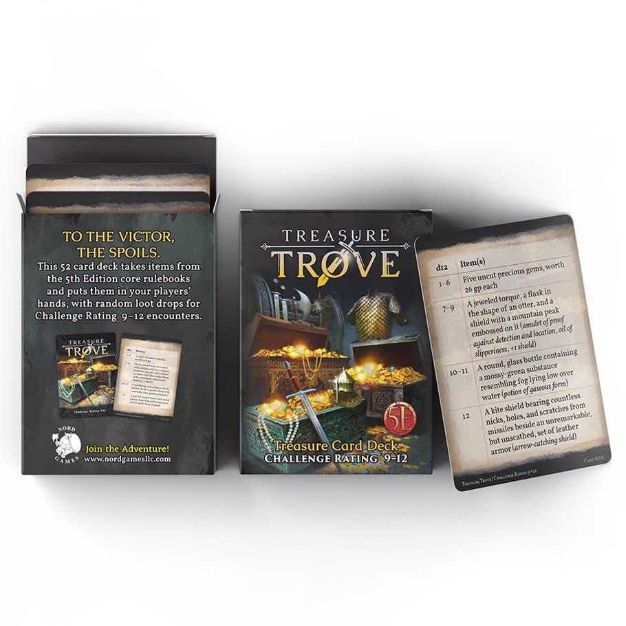 DnD 5E: Treasure Trove Deck – Challenge Rating 9-12 (clearance 40% off ...
