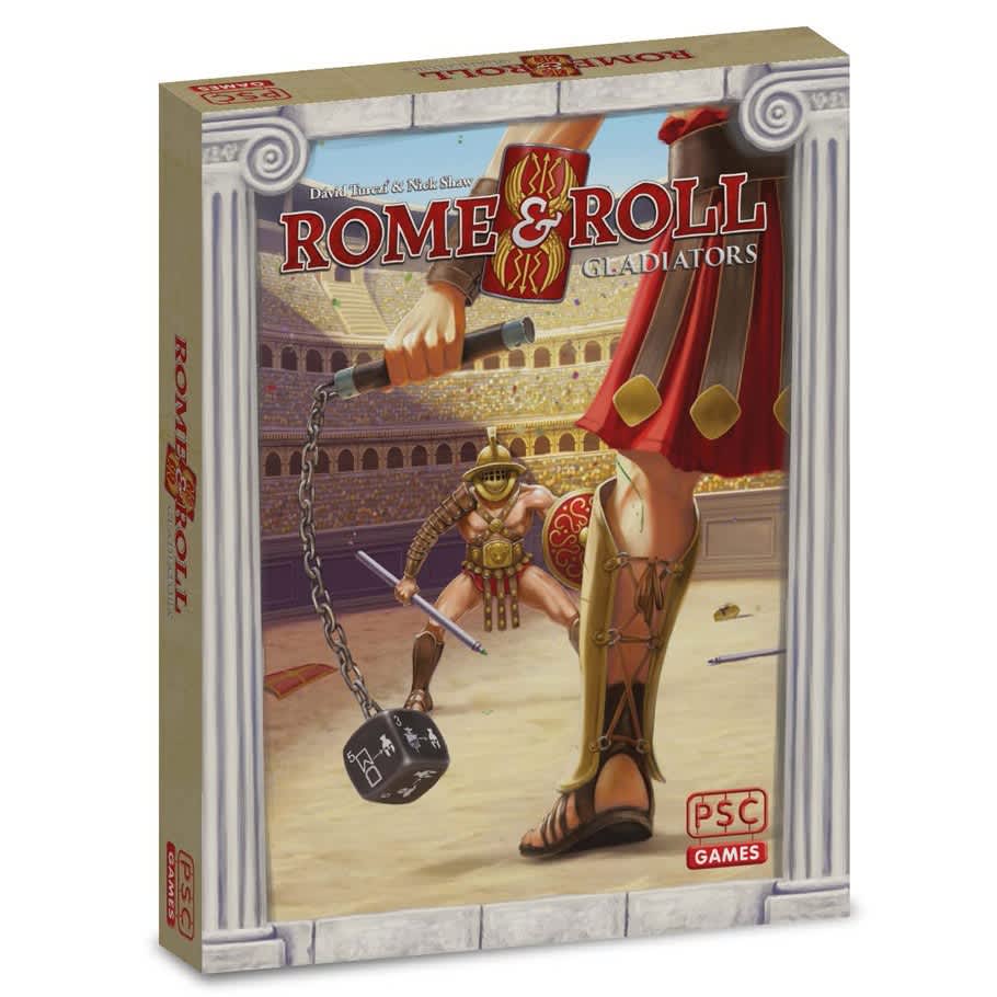 Rome and Roll: Gladiators (adds 5th player) – Dice Age Games